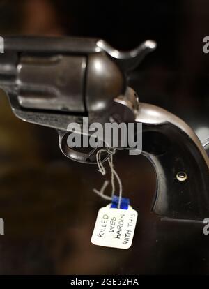 Old West outlaw and gunfighter John Wesley Hardin's last gun, carried ...