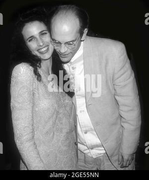 Andi McDowell John Malkovich in 1991 Photo By Adam Scull/PHOTOlink ...