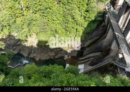 Tama river with Okutama Hydro Plant Dam Highest Place in Tokyo Japan ...