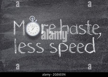 More haste less speed - Vintage Cigarette Card Illustration Stock Photo ...