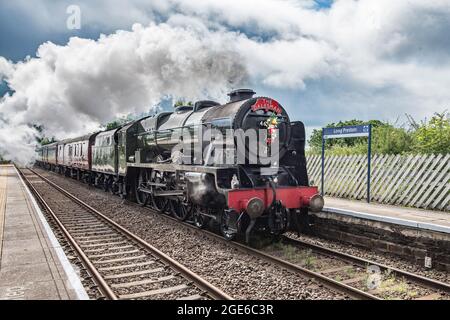 A steam locomotive on the Middleton Railway, Leeds in 1991 Stock Photo ...