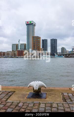 the Zalmhaven tower ( Zalmhaventoren), largest skyscraper in Rotterdam ...