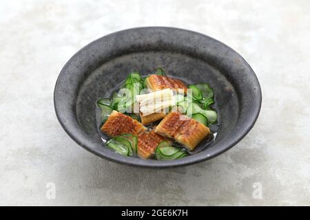 Uzaku, Japanese grilled eel and cucumber salad Stock Photo - Alamy