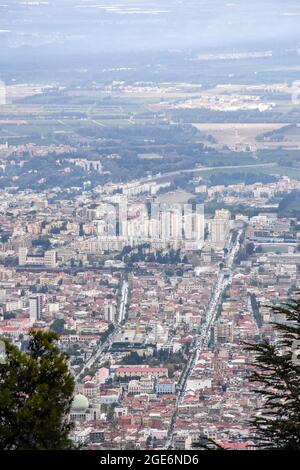 Panoramic view of Blida town from the Chrea road - North Algeria Stock ...