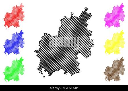 Euskirchen district (Federal Republic of Germany, State of North Rhine ...