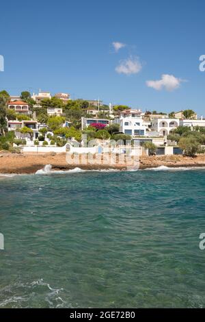 Daskalio beach Keratea Attica Greece Stock Photo - Alamy