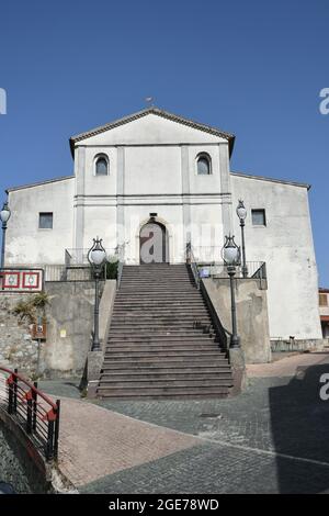 An ancient church in Acri, a medieval village in the Calabria region of ...