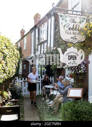 The Cobble Tea Rooms Rye East Sussex UK Stock Photo - Alamy