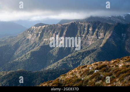 "The Escarpment", from Moonlight Tops hut, Paparoa Track, (one of NZ's ...