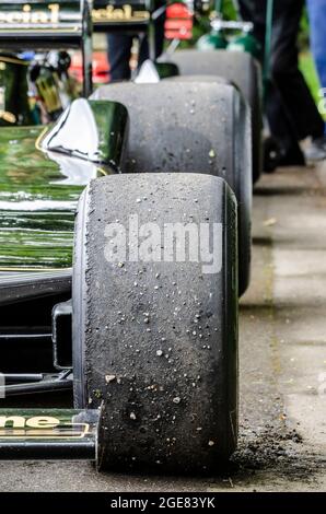 Classic Lotus Formula Car on Track Stock Photo - Alamy