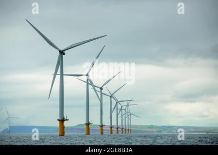 Teesside Wind Farm, or alternatively referred to as Redcar Wind Farm of ...
