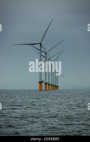 Teesside Wind Farm, or alternatively referred to as Redcar Wind Farm of ...