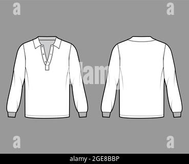 Template dress open back vector illustration flat design outline ...