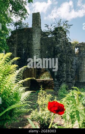 Old historic castle in Rudyard, Leek, UK Stock Photo - Alamy