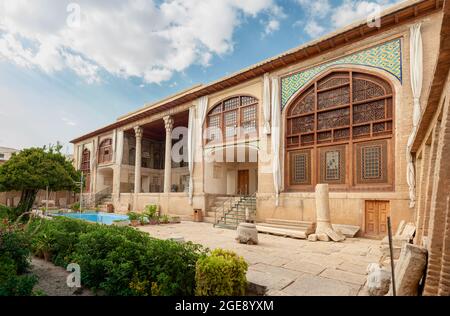 museum of Haft Tanan ,shiraz , Iran. Ancient Inscription with kufi and ...