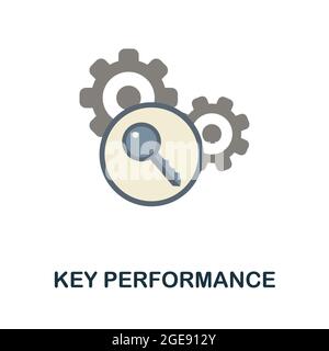 Key performance indicator infographics. Business processes, company ...