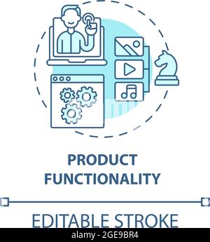 Product functionality concept icon Stock Vector Image & Art - Alamy