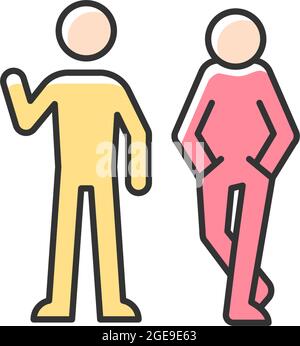 Posture in communication linear icon Stock Vector Image & Art - Alamy