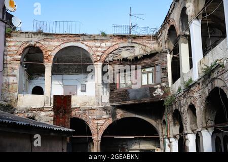 Old and Abandoned Khan in Istanbul City, Turkey Stock Photo - Alamy