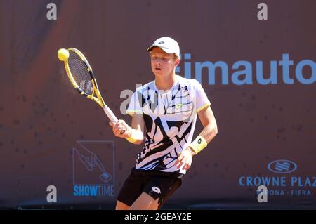 Jesper DE JONG of Netherlands during the first day of Roland-Garros ...