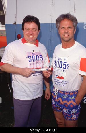 Jerry Mathers and Tony Dow at the Jimmy Stewart Relay Marathon March 29 ...
