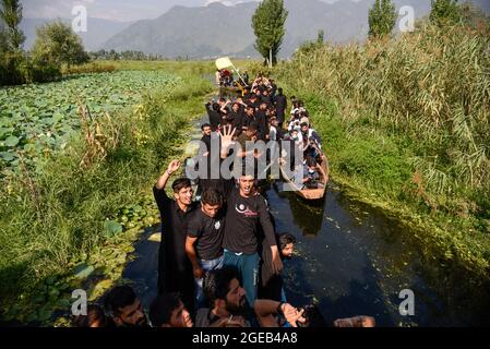 Shia Muslims participate in a religious procession on the 5th day of ...