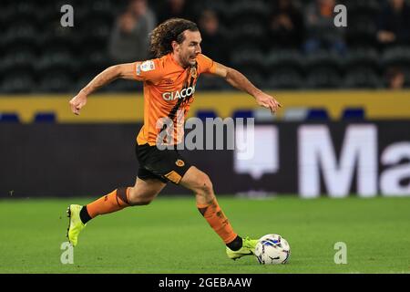 Lewis Coyle of Hull City breaks with the ball during the Sky Bet ...