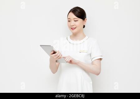 Japanese Esthetician portrait Stock Photo - Alamy