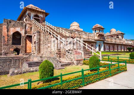 Ashrafi Mahal ; palace ruins ; Mandu ; Mandav ; Mandavgad ; ancient ...