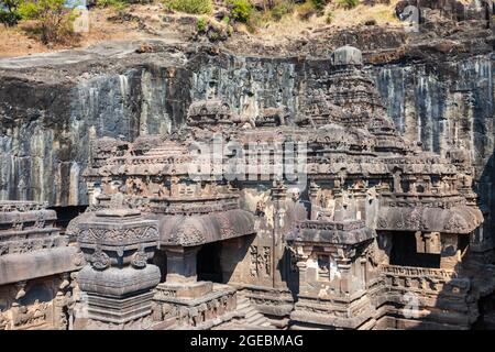 The Kailasa or Kailash Temple is the largest rock cut Hindu temple at ...