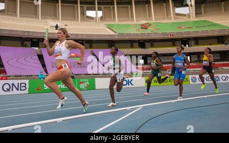 Nairobi, Kenya. 18th Aug, 2021. Elise Russis of France competes during ...