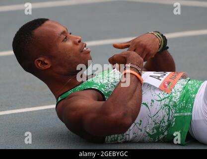 Nairobi, Kenya. 18th Aug, 2021. Elise Russis of France competes during ...