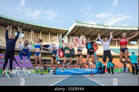Nairobi, Kenya. 18th Aug, 2021. Elise Russis of France competes during ...