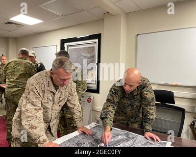 U.S. Marine Corps special operations command Marsoc raider with machine ...