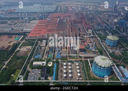 NANJING, CHINA - AUGUST 19, 2021 - A doctor performs an ...