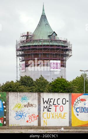 Cuxhaven, Germany. 20th July, 2021. Mirabelle and Alain Caboussat stand ...