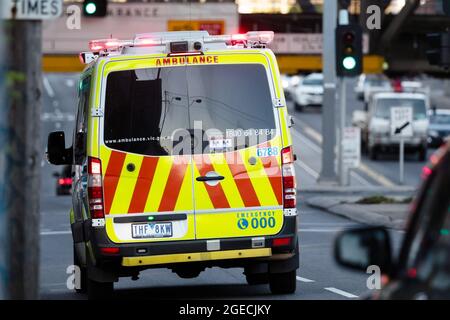 Ambulance Melbourne Victoria Australia Stock Photo - Alamy