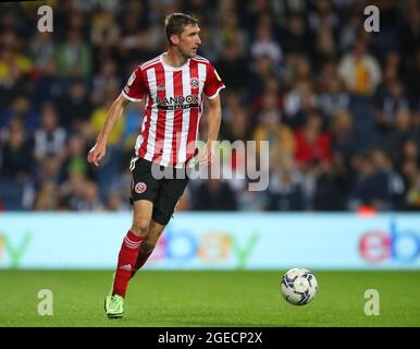 West Bromwich, England, 18th August 2021. Jack Robinson of Sheffield ...