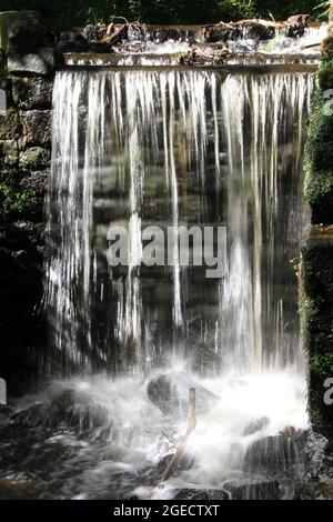 Rivelin Valley water features, Sheffield, South Yorkshire, UK Stock ...