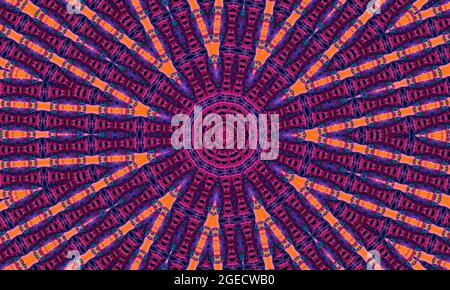 Pink Geometric Retro Mosaic Pattern Stock Photo - Alamy