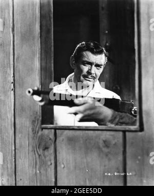 THE KING AND FOUR QUEENS, Clark Gable, Jean Willes, 1956 Stock Photo ...