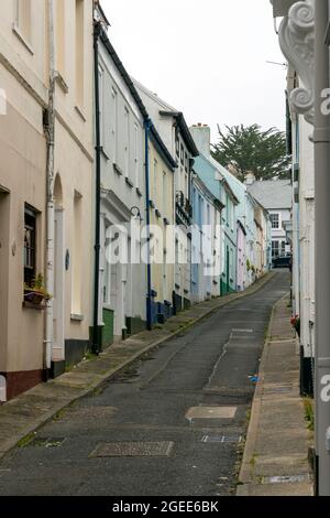 Narrow Street in Appledore, Devon Stock Photo - Alamy