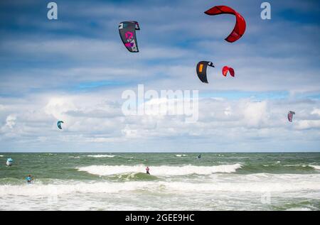 Sylt, Germany. 19th Aug, 2021. Land Rover Kitesurf World Cup Sylt 2021 ...