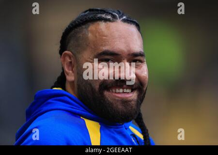 Konrad Hurrell (4) of Leeds Rhinos in attendance at tonights game in ...