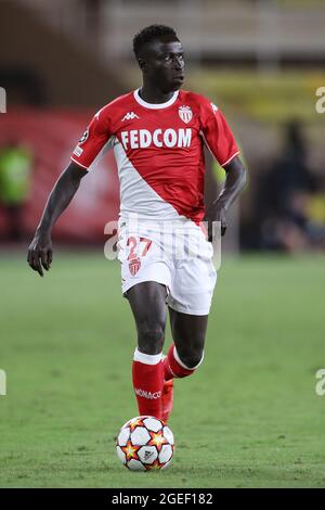Monaco, Monaco, 17th August 2021. Krepin Diatta of AS Monaco during the ...