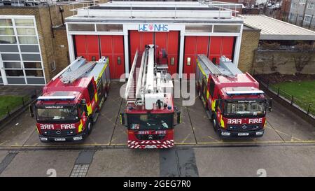 Aerial photograph of Tottenham Fire Station, St Loys Road, London N17 ...