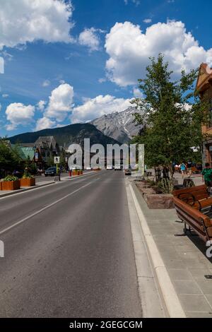 Snow scene in Station Avenue, Setif, Algeria Stock Photo - Alamy