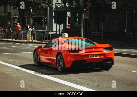 Ferrari in urban setting Stock Photo - Alamy