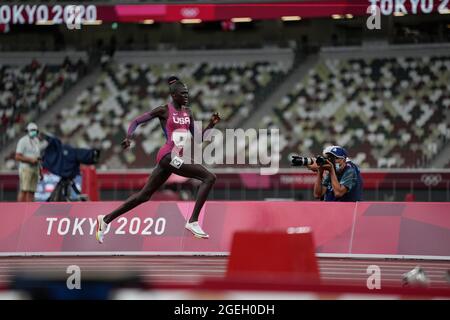 Athing Mu (USA) Olympic Champion in the Women's 800 meters at the 2020 ...