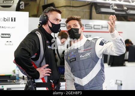 Le Mans, Frankreich. 18th Aug, 2021. Porsche 911 RSR, WeatherTech ...